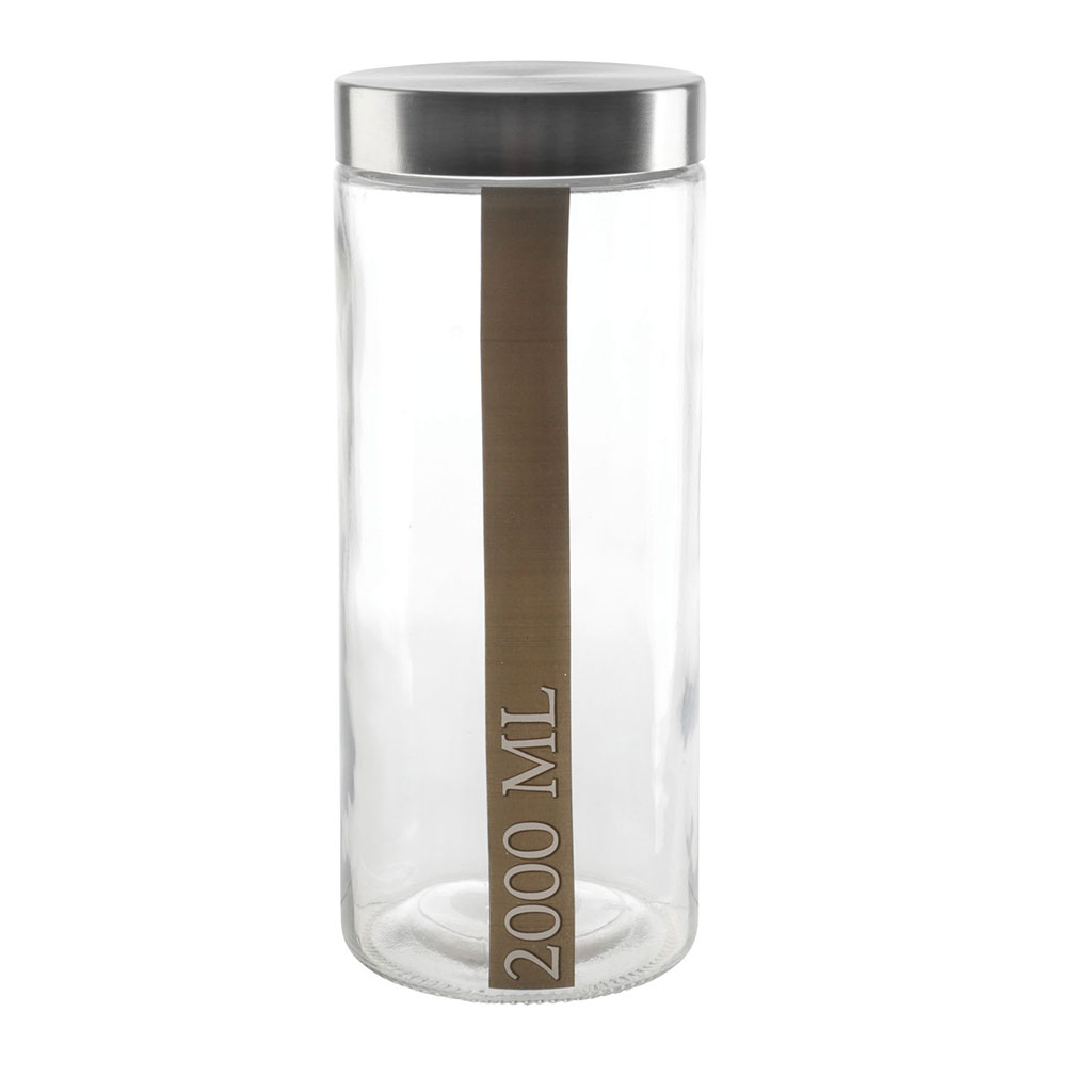 Bocal en verre et inox 2L - Centrakor