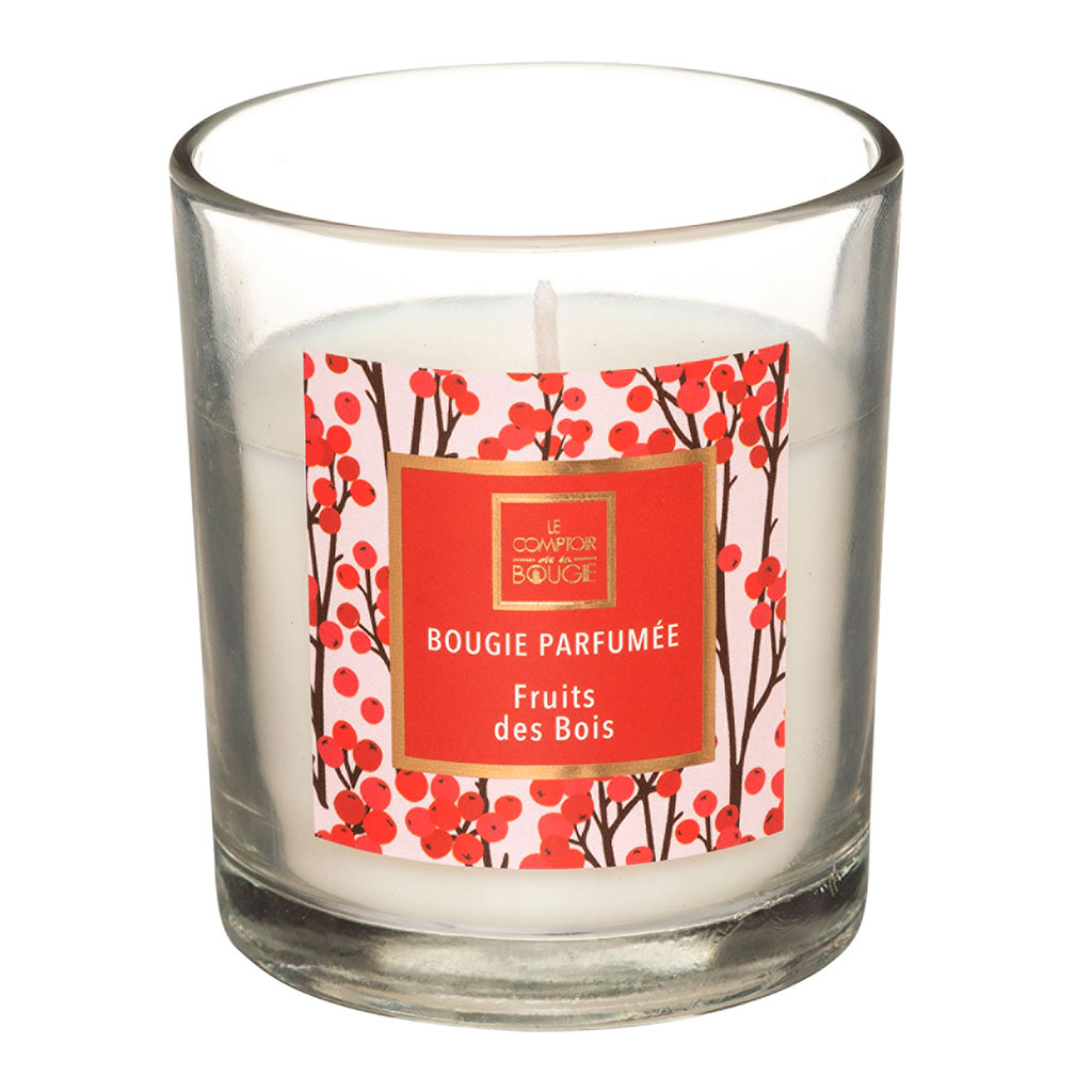 Bougie parfumée fruits des bois 110g - Centrakor