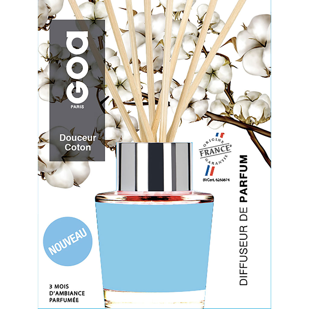 Diffuseur de parfum douceur de coton 200ml - GOA - Centrakor