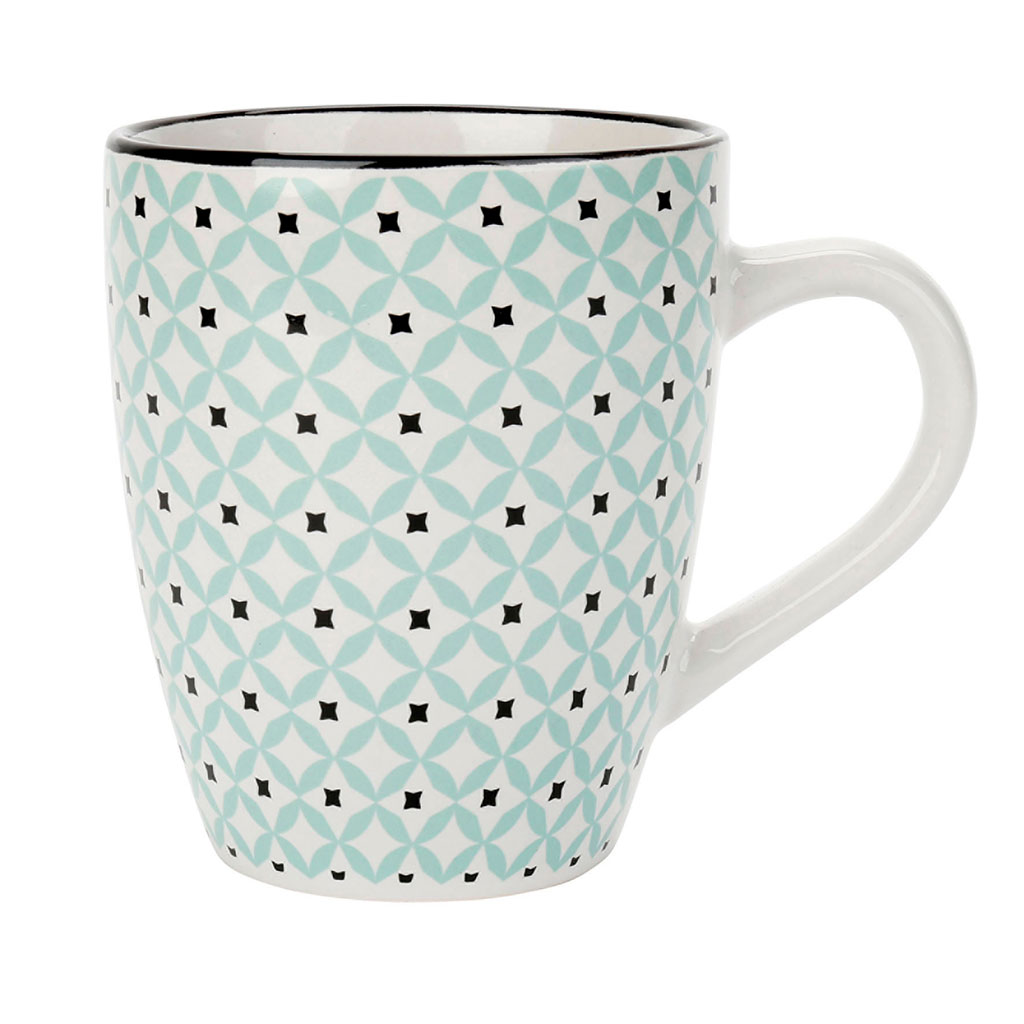 Mug HYGGE grès blanc 34cl - Centrakor