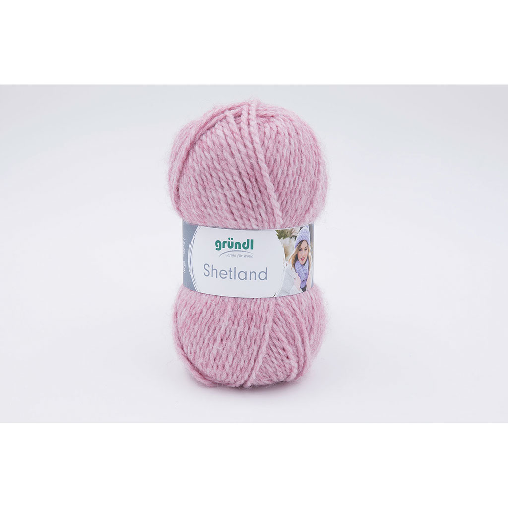 Pelote de laine SHETLAND rose 100g - Centrakor